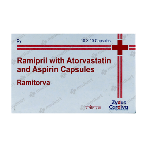 RAMITORVA CAPSULE 10'S, Price, Composition & Generic Alternatives - Medkart