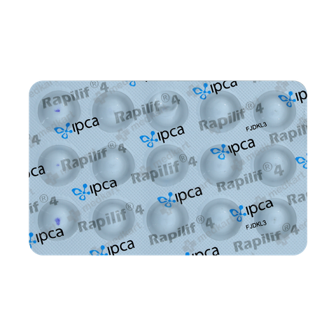 RAPILIF 4MG CAPSULE 15'S, Price, Composition & Generic Alternatives ...