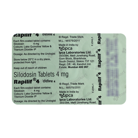 RAPILIF 4MG CAPSULE 15'S, Price, Composition & Generic Alternatives ...