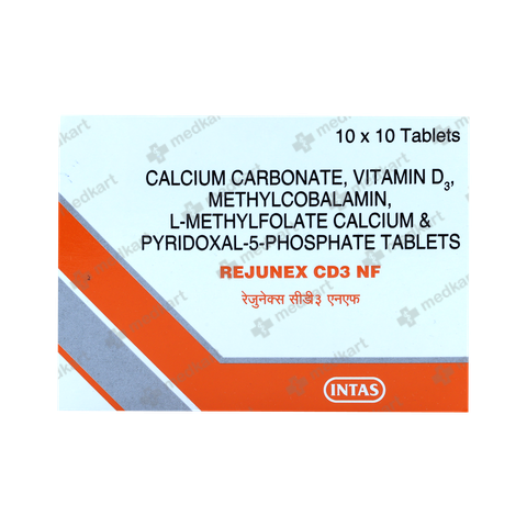 REJUNEX CD3 NF TABLET 10'S, Price, Composition & Generic Alternatives ...