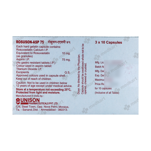 NOVASTAT ASP 10MG CAPSULE 10'S, Price, Composition & Generic ...