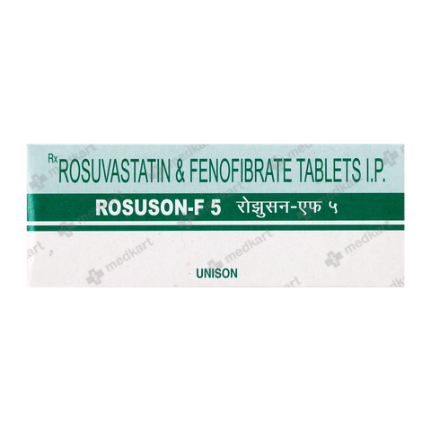 ROSUVAS F 5MG TAB 1X15, Price, Composition & Generic Alternatives - Medkart