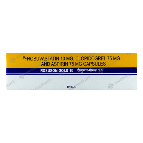 ROSUSON GOLD 10MG CAPSULE 10'S, Price, Composition & Generic ...