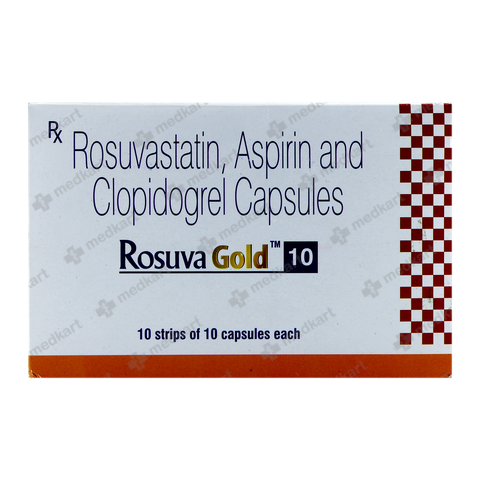 ROSUVA GOLD 10MG CAPSULE 10'S, Price, Composition & Generic ...