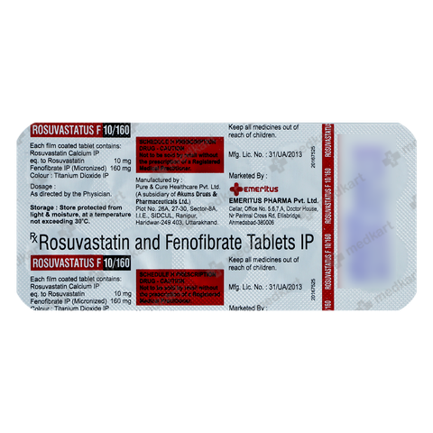 CARDIROSE F 10MG TAB 1X10, Price, Composition & Generic Alternatives - Medkart