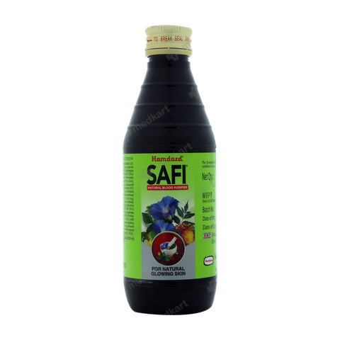 SAFI SYRUP 200 ML, Price, Composition & Generic Alternatives - Medkart