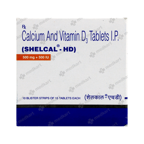 Shelcal HD Tablet 15's Price, Uses & Side Effects | Medkart