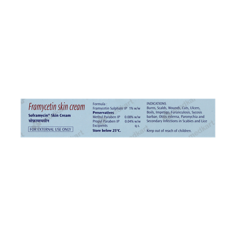 SOFRAMYCIN SKIN CREAM 100 GM, Price, Composition & Generic Alternatives ...