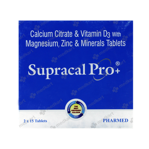 SUPRACAL PRO TABLET 15'S, Price, Composition & Generic Alternatives ...