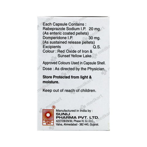 SUZOL DSR CAPSULE 10'S, Price, Composition & Generic Alternatives - Medkart