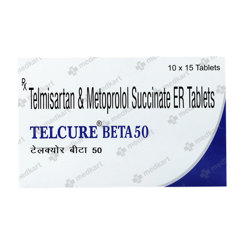 TELCURE BETA 50MG TABLET 15'S, Price, Composition & Generic ...