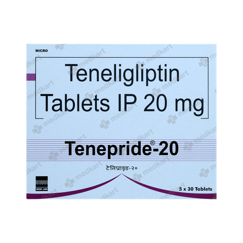 TENEPRIDE 20MG TABLET 30’S: Uses, Price, Side effects, Dosage & Generic ...