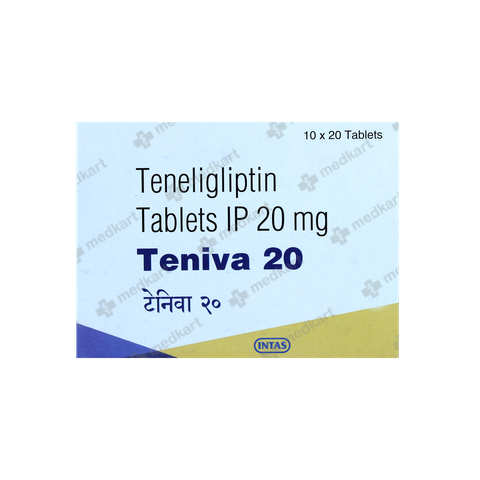 TENIVA 20MG TABLET 20'S, Price, Composition & Generic Alternatives ...