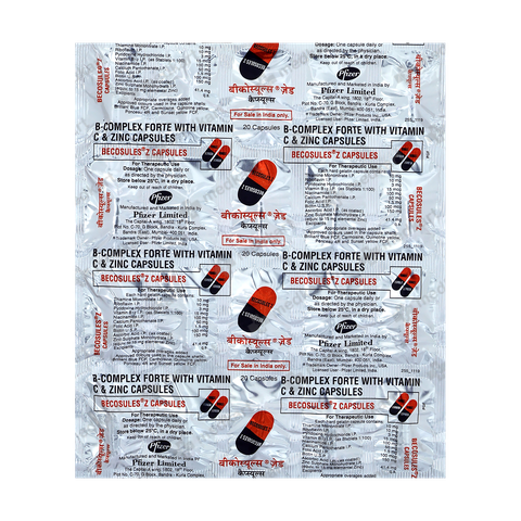 ZEVIT CAPSULE 30'S, Price, Composition & Generic Alternatives - Medkart