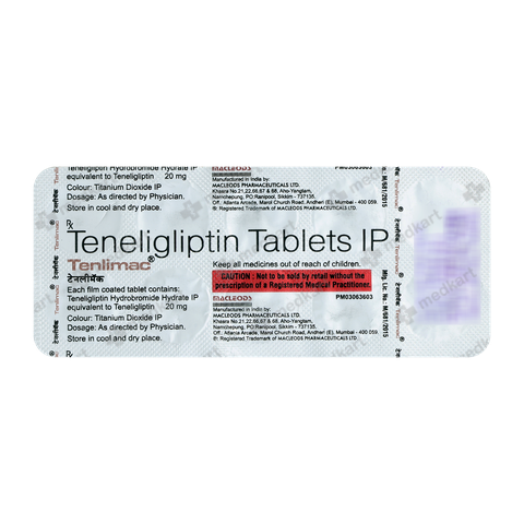 TENLIMAC 20MG TABLET 10'S, Price, Composition & Generic Alternatives ...