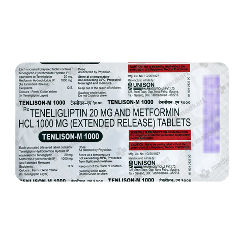 AFOGLIP M 1000MG TABLET 10'S, Price, Composition & Generic Alternatives ...