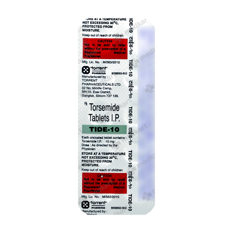 TORSPEC 10MG TABLET 10'S, Price, Composition & Generic Alternatives ...