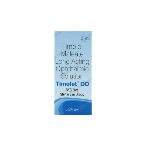 TIMOLET OD EYE DROPS 3 ML, Price, Composition & Generic Alternatives ...