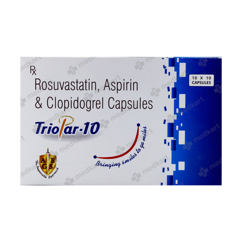 TRIOPAR 10MG CAPSULE 10'S, Price, Composition & Generic Alternatives ...