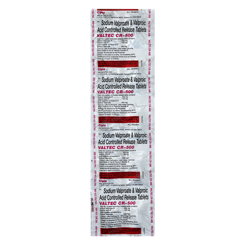 VALPARIN CHRONO 500MG TABLET 10'S, Price, Composition & Generic ...