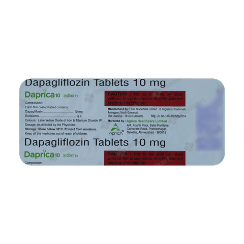 DAXIGA 10MG TABLET 10'S, Price, Composition & Generic Alternatives ...