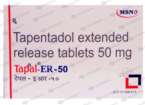 TAPAL ER 50MG TABLET 15'S, Price, Composition & Generic Alternatives - Medkart