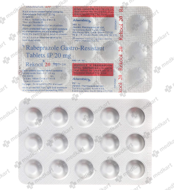 REKOOL 20MG TAB 1X15, Price, Composition & Generic Alternatives - Medkart