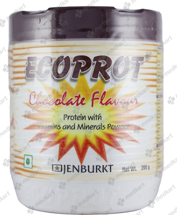 ECOPROT CHOCOLATE POWDER 200 GM, Price, Composition & Generic ...