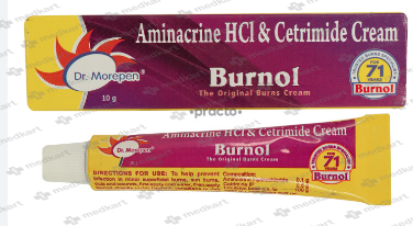 BURNOL CREAM 10 GM, Price, Composition & Generic Alternatives - Medkart