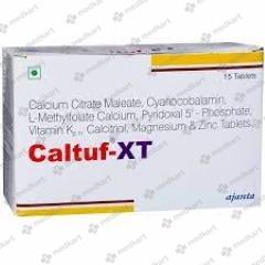 CALTUF XT TABLET 15'S, Price, Composition & Generic Alternatives - Medkart
