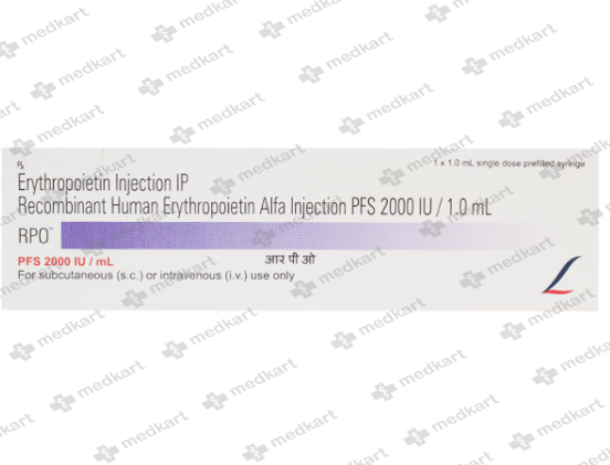 RPO 2K PFS INJ 1ML, Price, Composition & Generic Alternatives - Medkart