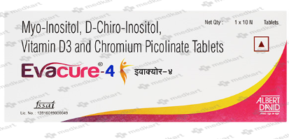 EVACURE 4MG TABLET 10'S, Price, Composition & Generic Alternatives ...