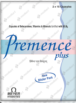 PREMENCE PLUS CAPSULE 15'S, Price, Composition & Generic Alternatives ...