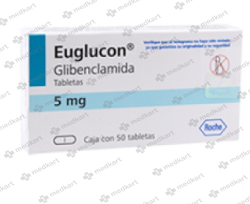 EUGLUCON 5MG TABLET 10'S, Price, Composition & Generic Alternatives - Medkart