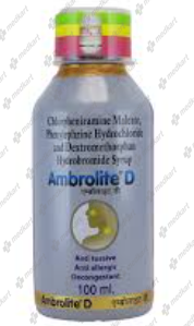AMBROLITE D SYRUP 100 ML, Price, Composition & Generic Alternatives ...