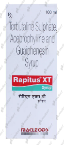 RAPITUS XT SYP 100ML, Price, Composition & Generic Alternatives - Medkart