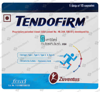 TENDOFIRM CAPSULE 15'S, Price, Composition & Generic Alternatives - Medkart