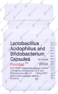 PROVIDAC CAPSULE 14'S, Price, Composition & Generic Alternatives - Medkart