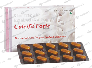 CALCIFIT FORTE TABLET 15'S, Price, Composition & Generic Alternatives ...