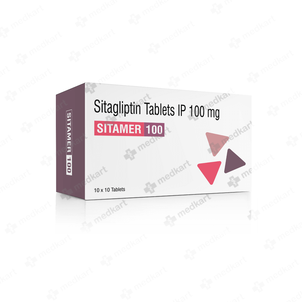 SITAMER 100MG TAB 1X10, Price, Composition & Generic Alternatives - Medkart