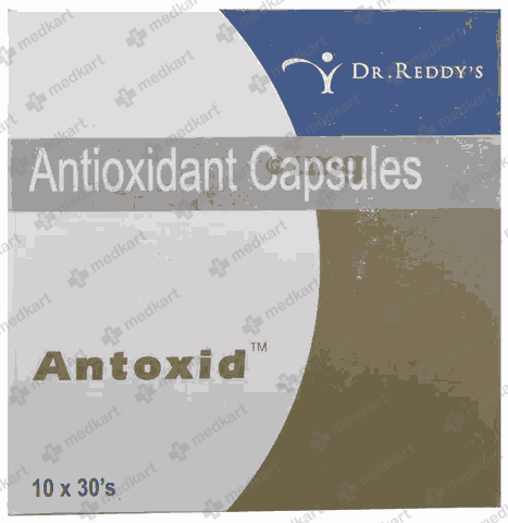 ANTOXID CAPSULE 30'S, Price, Composition & Generic Alternatives - Medkart