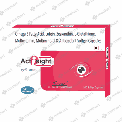 ACTI SIGHT SG CAPSULE 10'S, Price, Composition & Generic Alternatives ...
