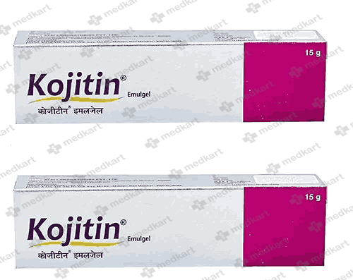 KOJITIN EMULGEL 15 GM, Price, Composition & Generic Alternatives - Medkart