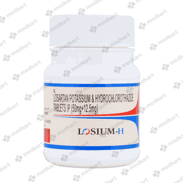 LOSIUM H TABLET 30'S, Price, Composition & Generic Alternatives - Medkart