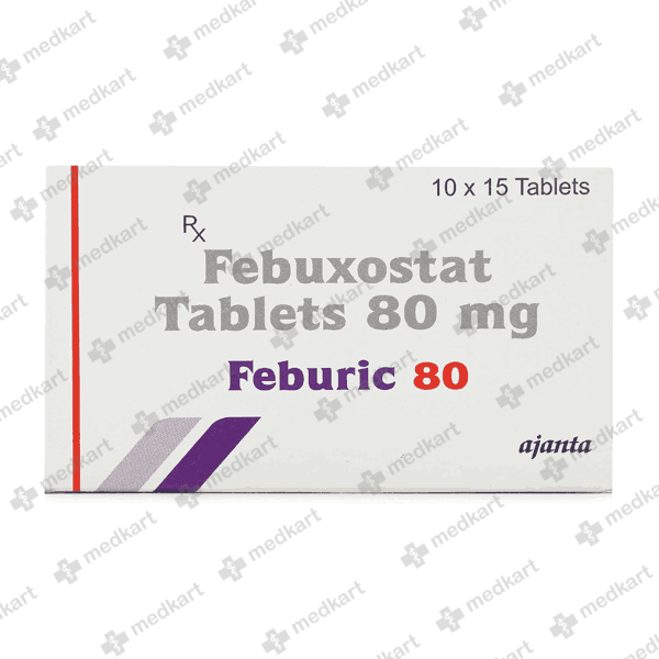 FEBURIC 80MG TABLET 15'S, Price, Composition & Generic Alternatives ...