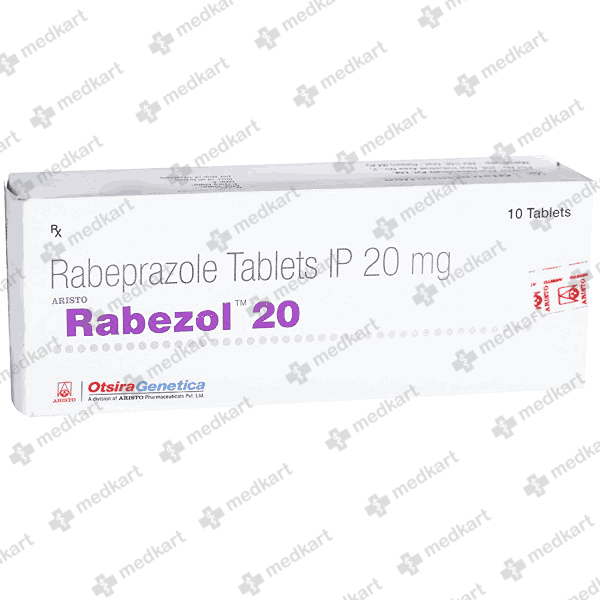 RABEZOL 20MG TABLET 10'S, Price, Composition & Generic Alternatives ...