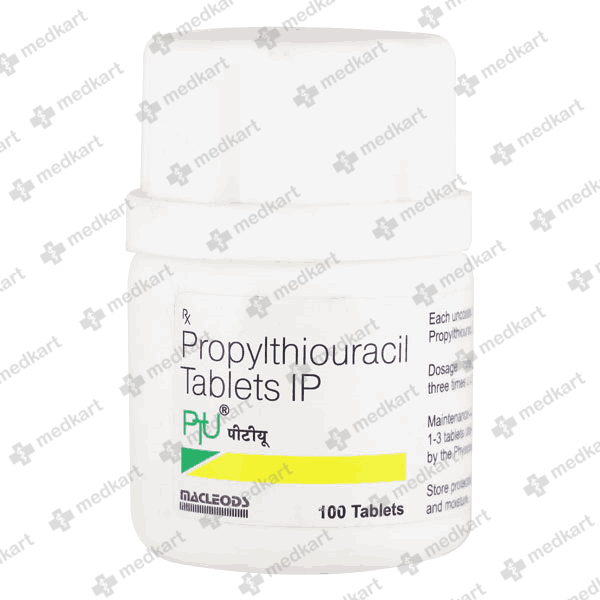 PTU 50MG TABLET 100'S, Price, Composition & Generic Alternatives - Medkart