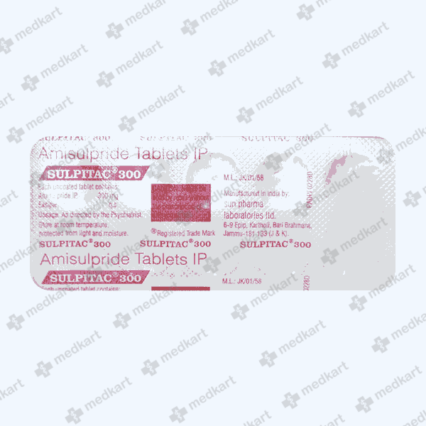 SULPITAC 300MG TABLET 10'S, Price, Composition & Generic Alternatives ...