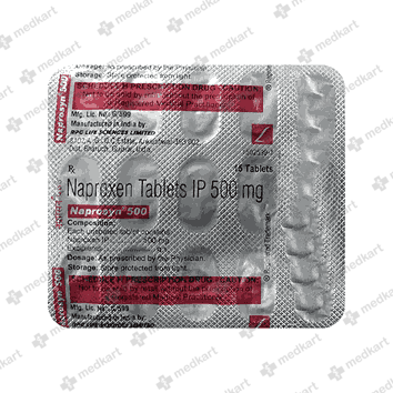 NAPROSYN 500MG PLUS TABLET 15'S, Price, Composition & Generic ...