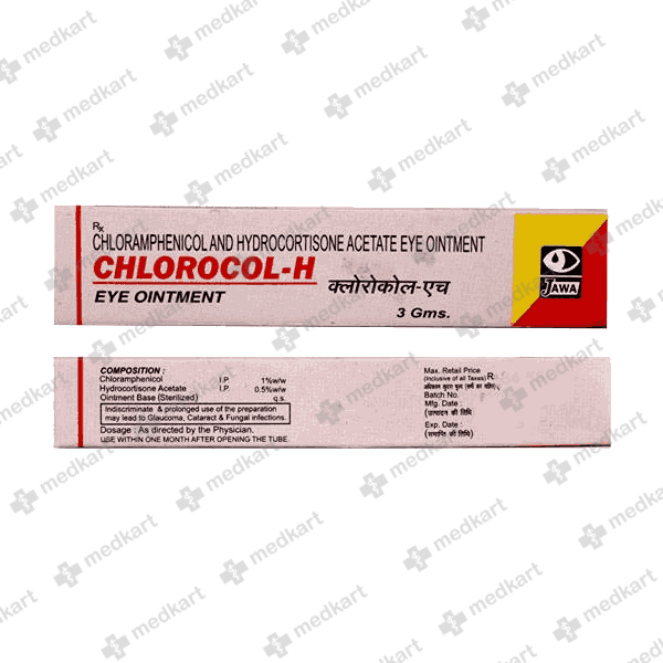 CHLOROCOL H EYE OINTMENT 3 GM, Price, Composition & Generic ...